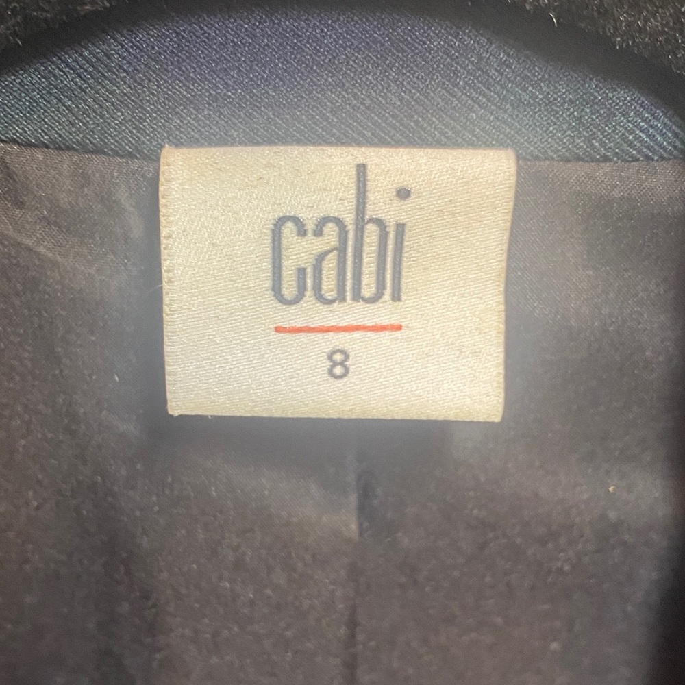 Cabi Asymmetrical Blue Green Plaid Moto Jacket - Gem
